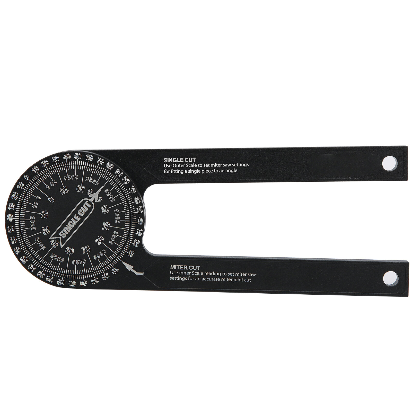 Транспортир 360 из алюминия для измерения углов