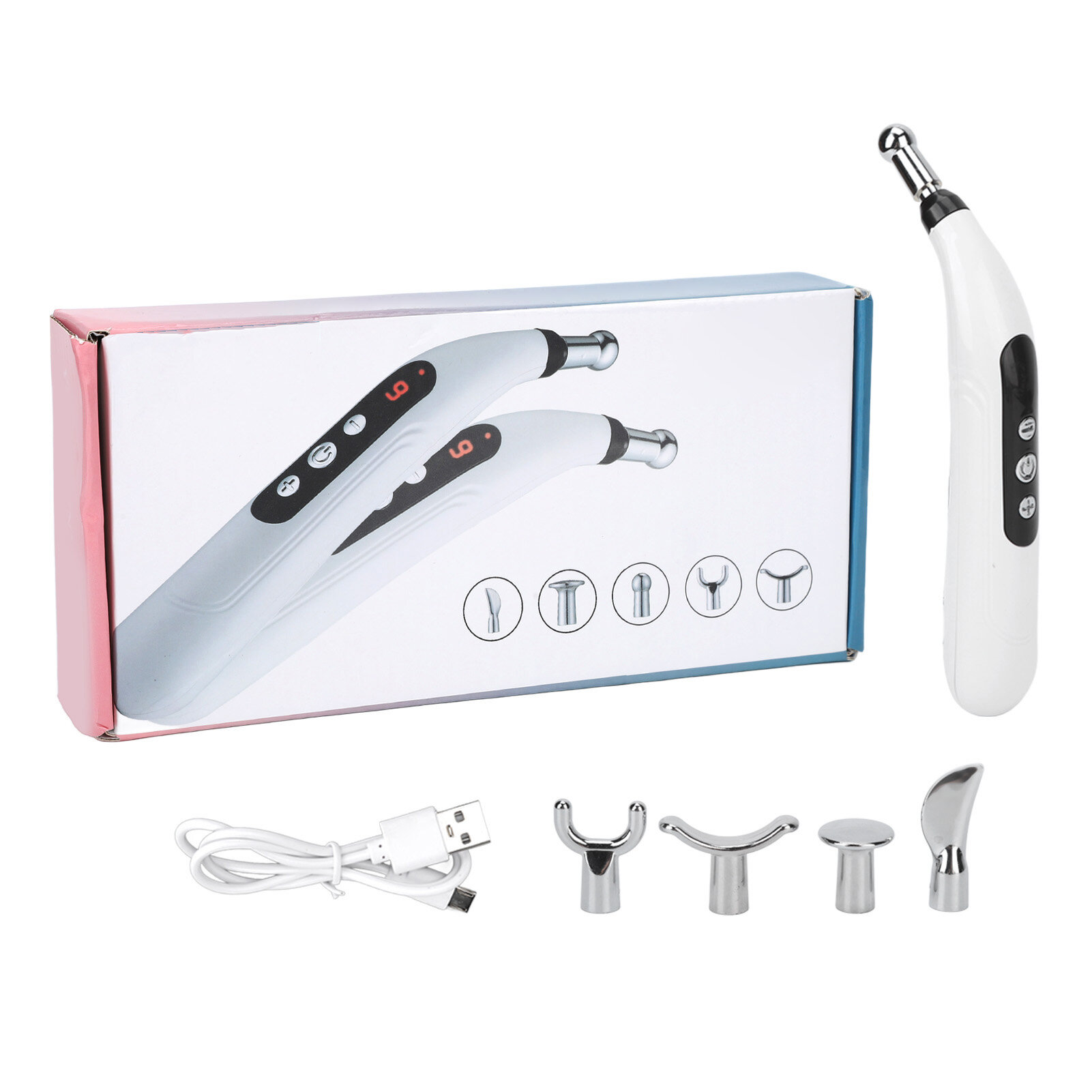 Электронная акупунктурная ручка 9 Gear Microelectronics Energy Pen для точечного воздействия на шею и руку.