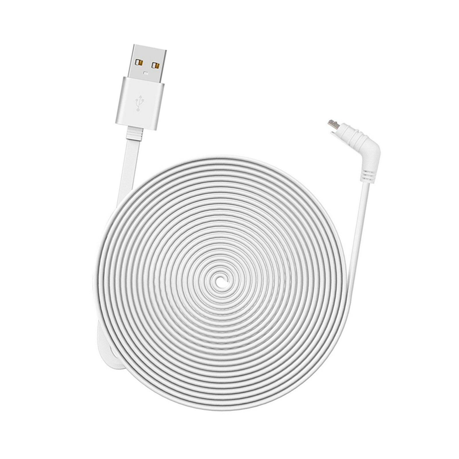 Arlo Pro, Pro 2, GO, легкий атмосферостойкий зарядный кабель, плоский шнур питания Micro USB длиной 9 м/29,5 футов из алюминиевого сплава