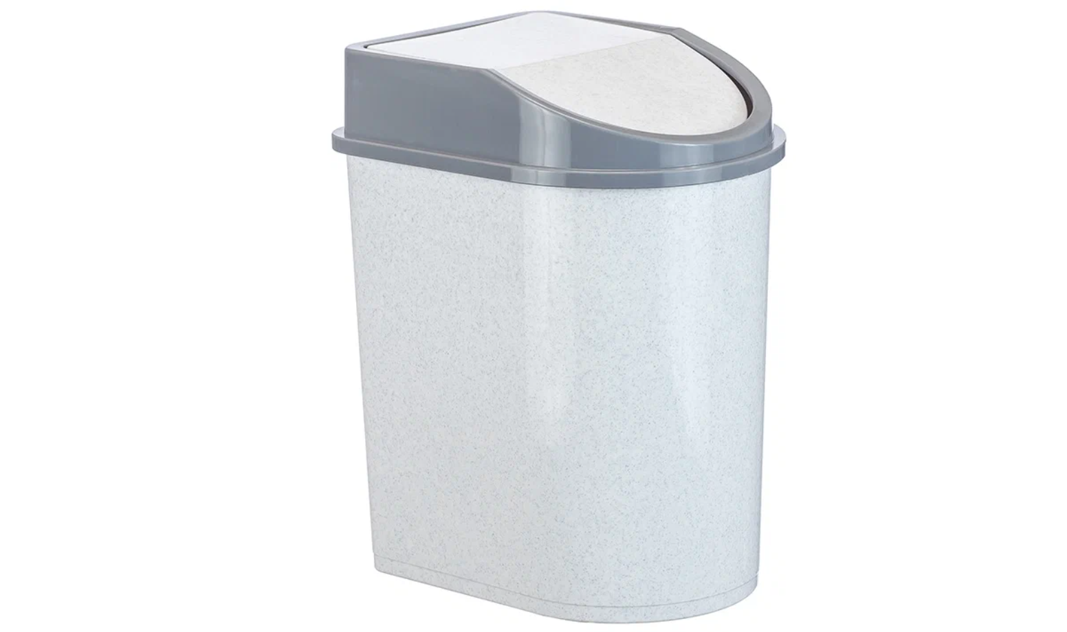 Контейнер для мусора 8л мрамор 67274
