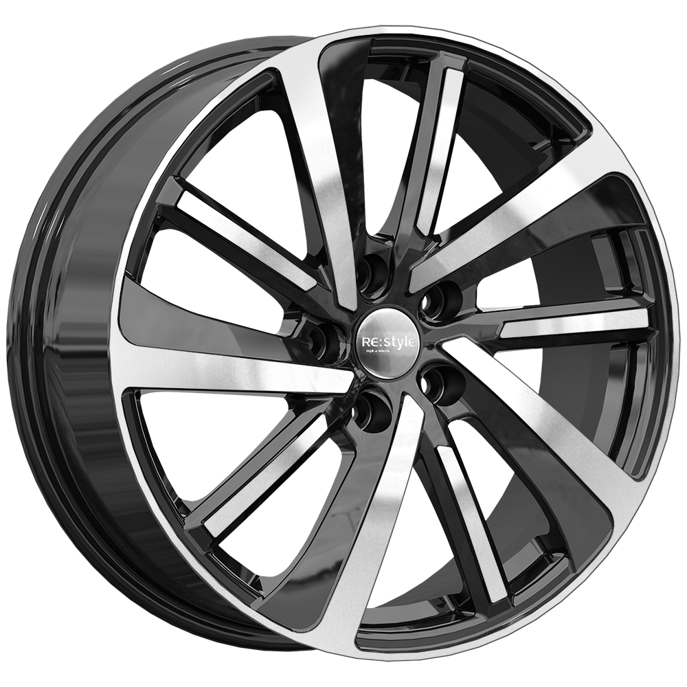 Диски автомобильные K&K KC1111 7x18 5x100 ET28 57,1 Алмаз черный