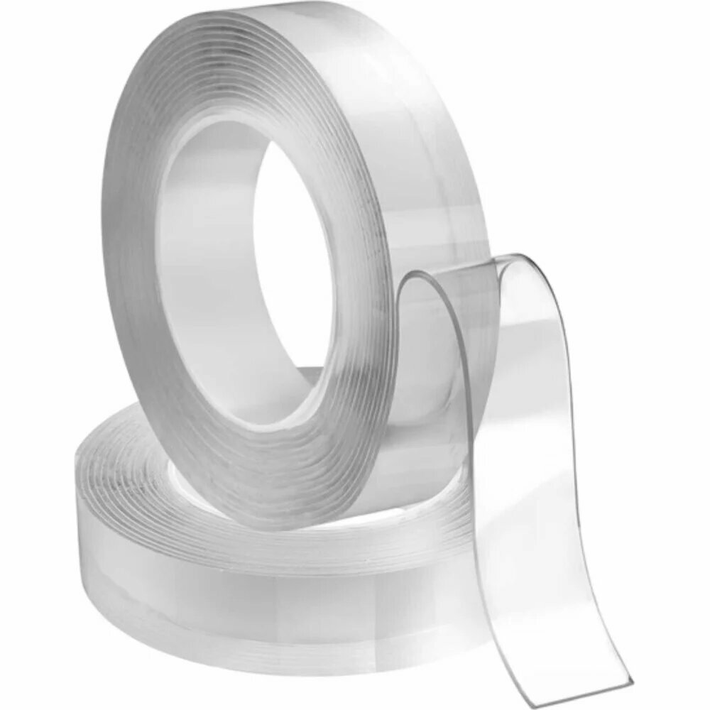 Двухсторонний скотч нано лента прозрачная AVG 3см Х 2м Нанао скотч 2м