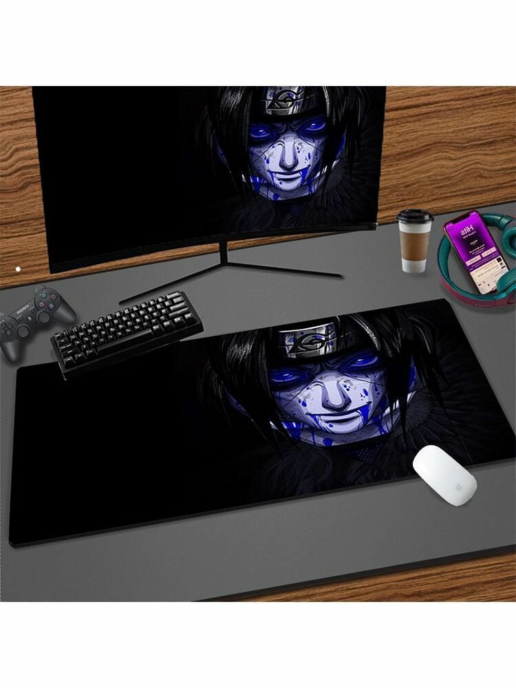 NARUTO Коврик для мыши "Наруто", 400х900 мм, нескользящее основание, прошитые края