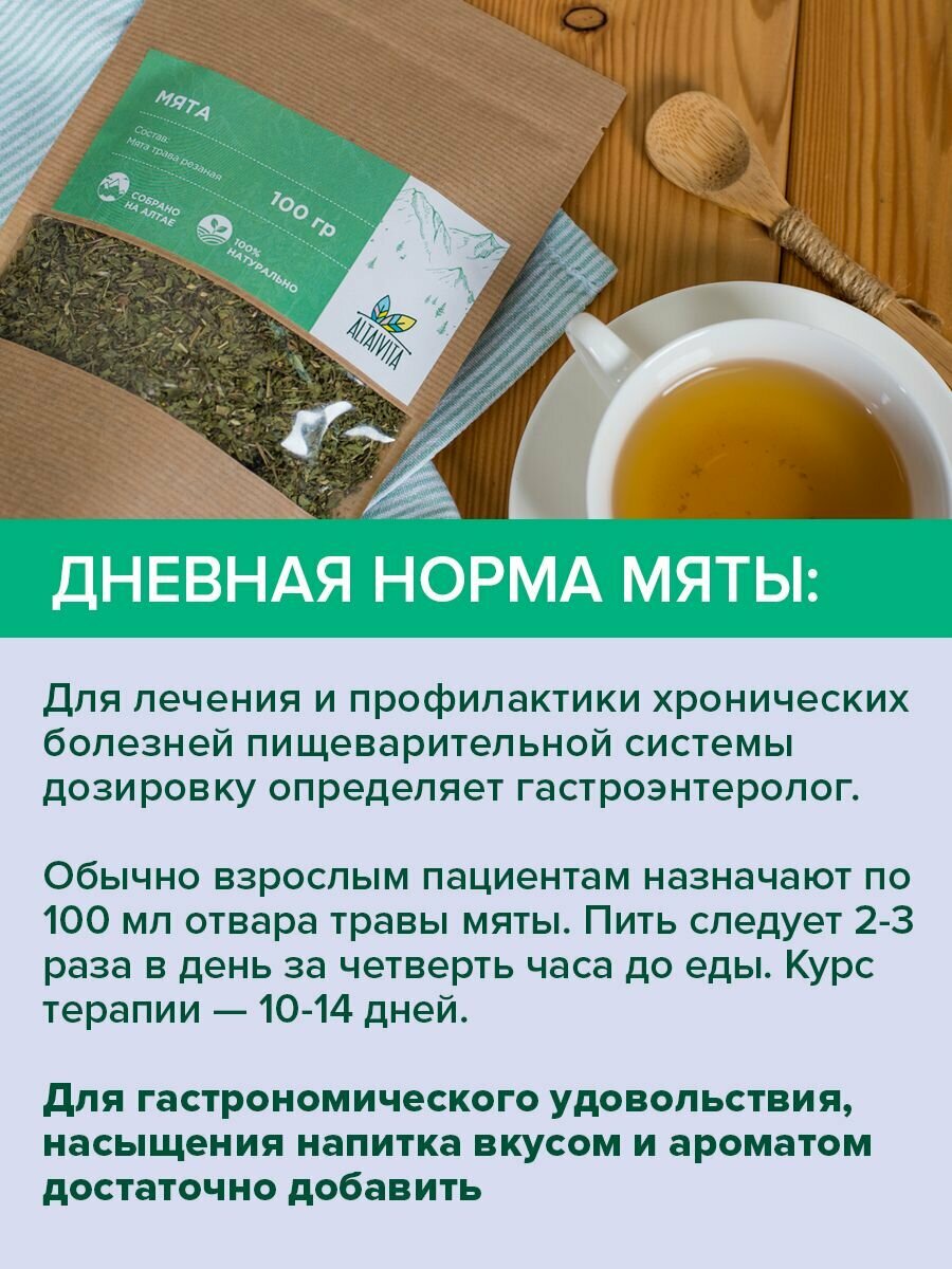 Мята (трава) 100 гр. — фото 1