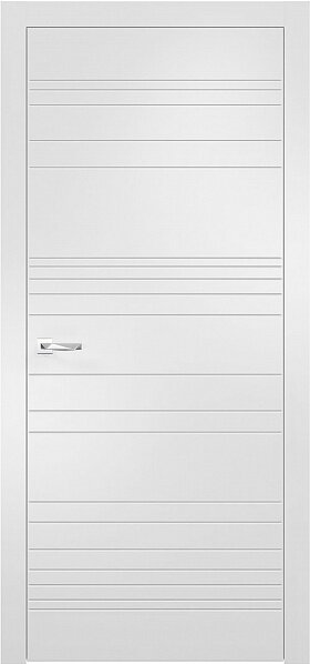 Межкомнатная Дверь Verda Севилья 20 Софт Айс Глухая 2000х700мм (Полотно+Коробка+5 Наличников) / Верда.