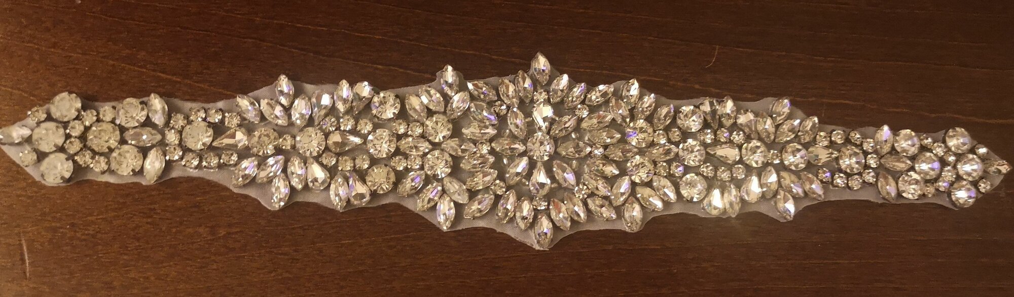 Украшение для рукоделия из страз Капли