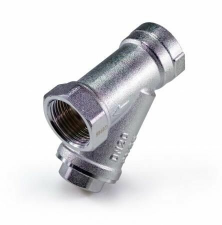 Фильтр косой хромированный 300мкм, ВР-ВР 1/2"