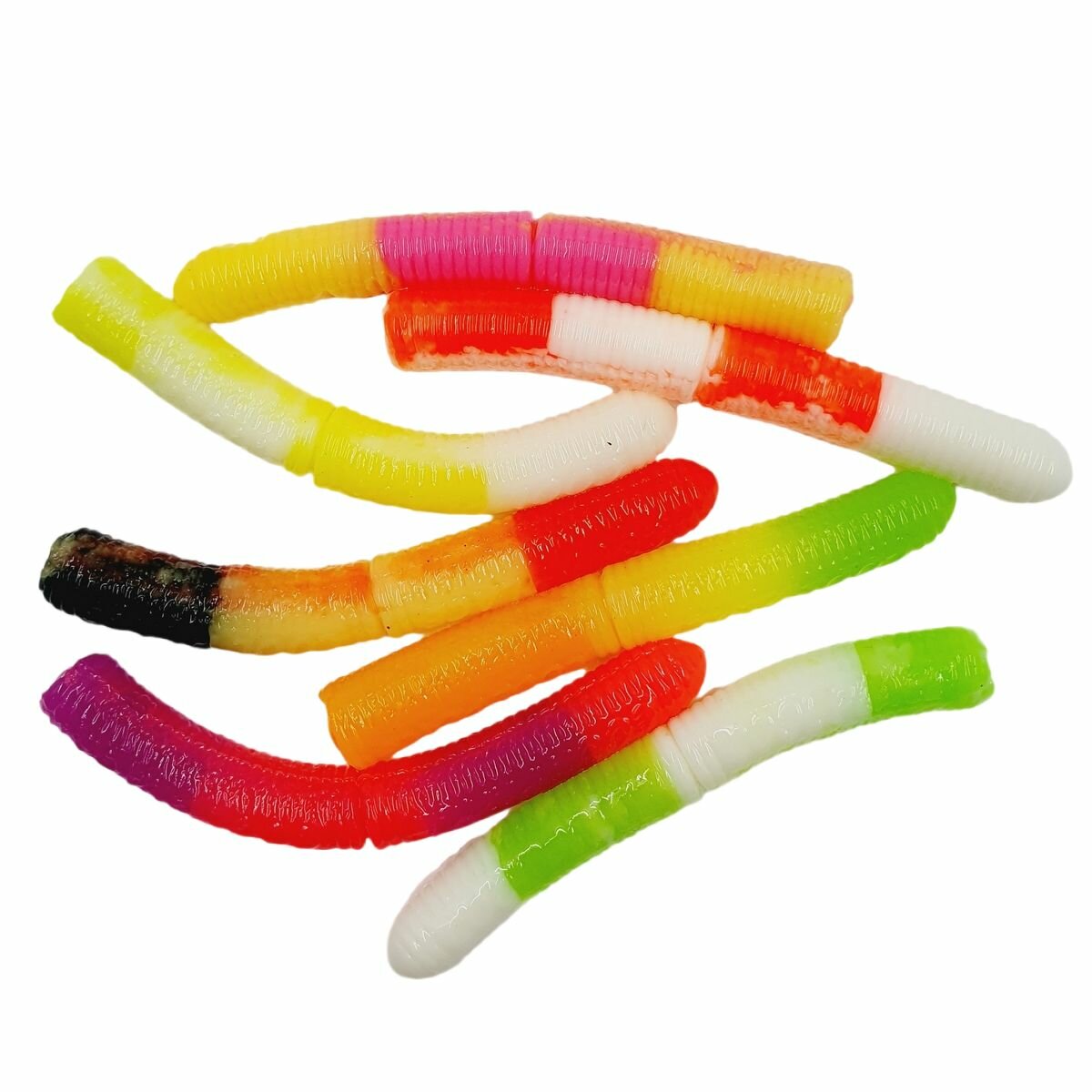 Силиконовые приманки Cool Place Buk, многоцветный Mix, сыр / Форелевые приманки Кул Плэйс