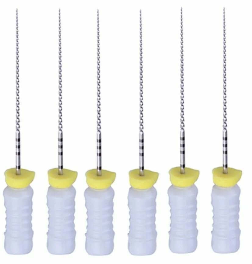 Набор дрильборов EuroFile C Plus File №15 25mm, сталь, рентгеноконтрастные риски