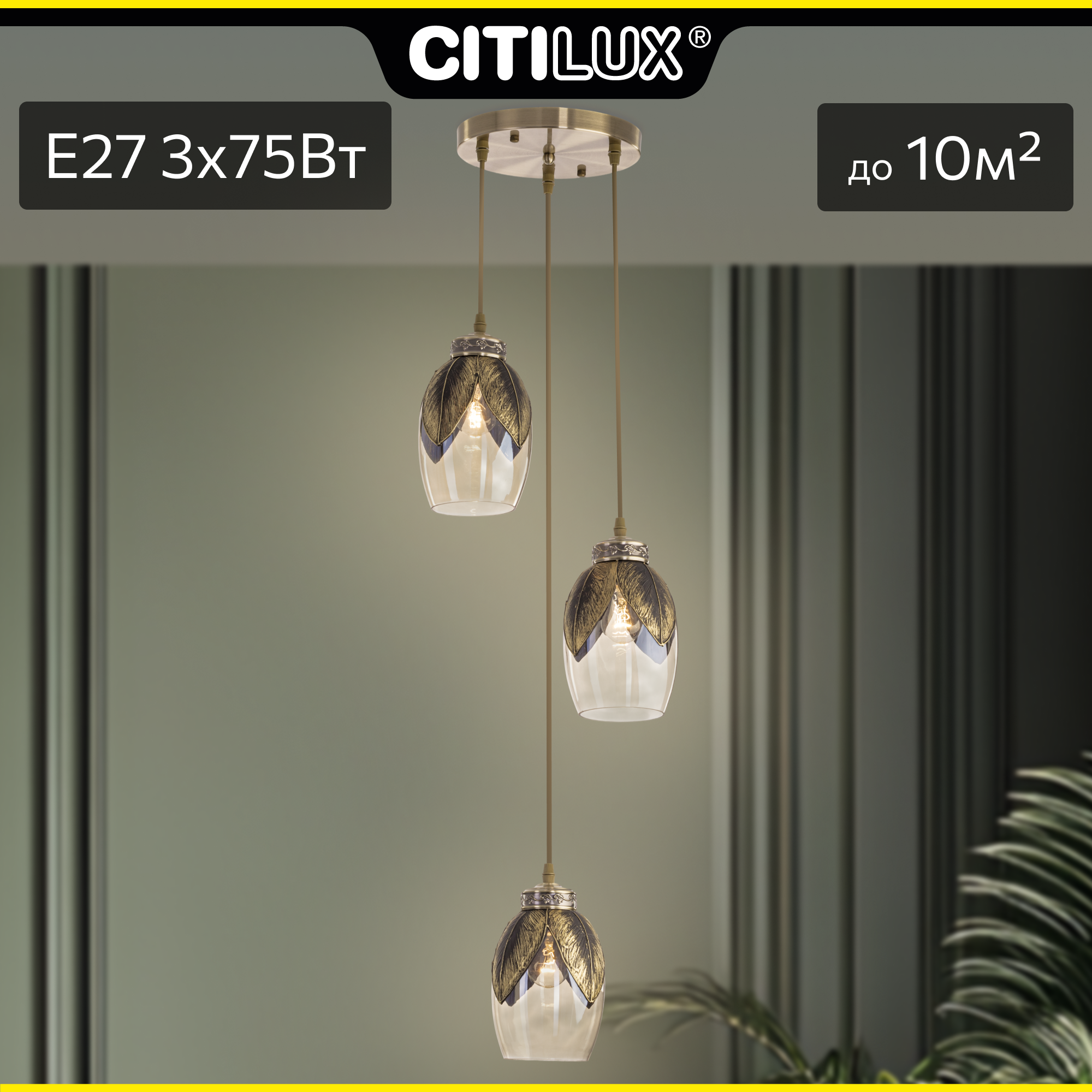 Подвесной светильник Garuda CL420033 Citilux