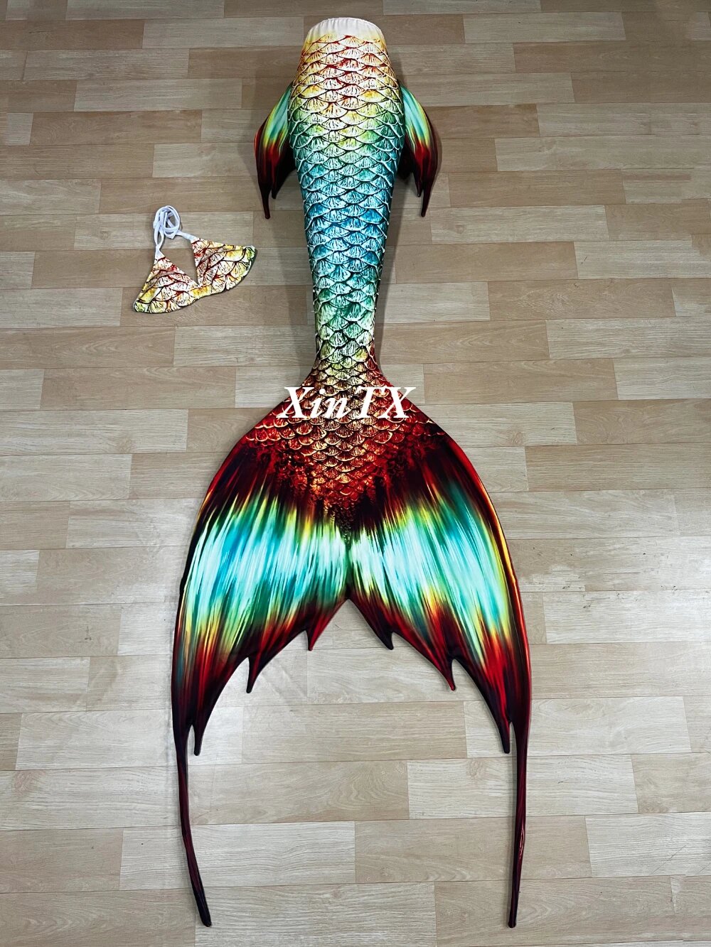 Взрослый женский костюм русалки XinTX М, top and tail