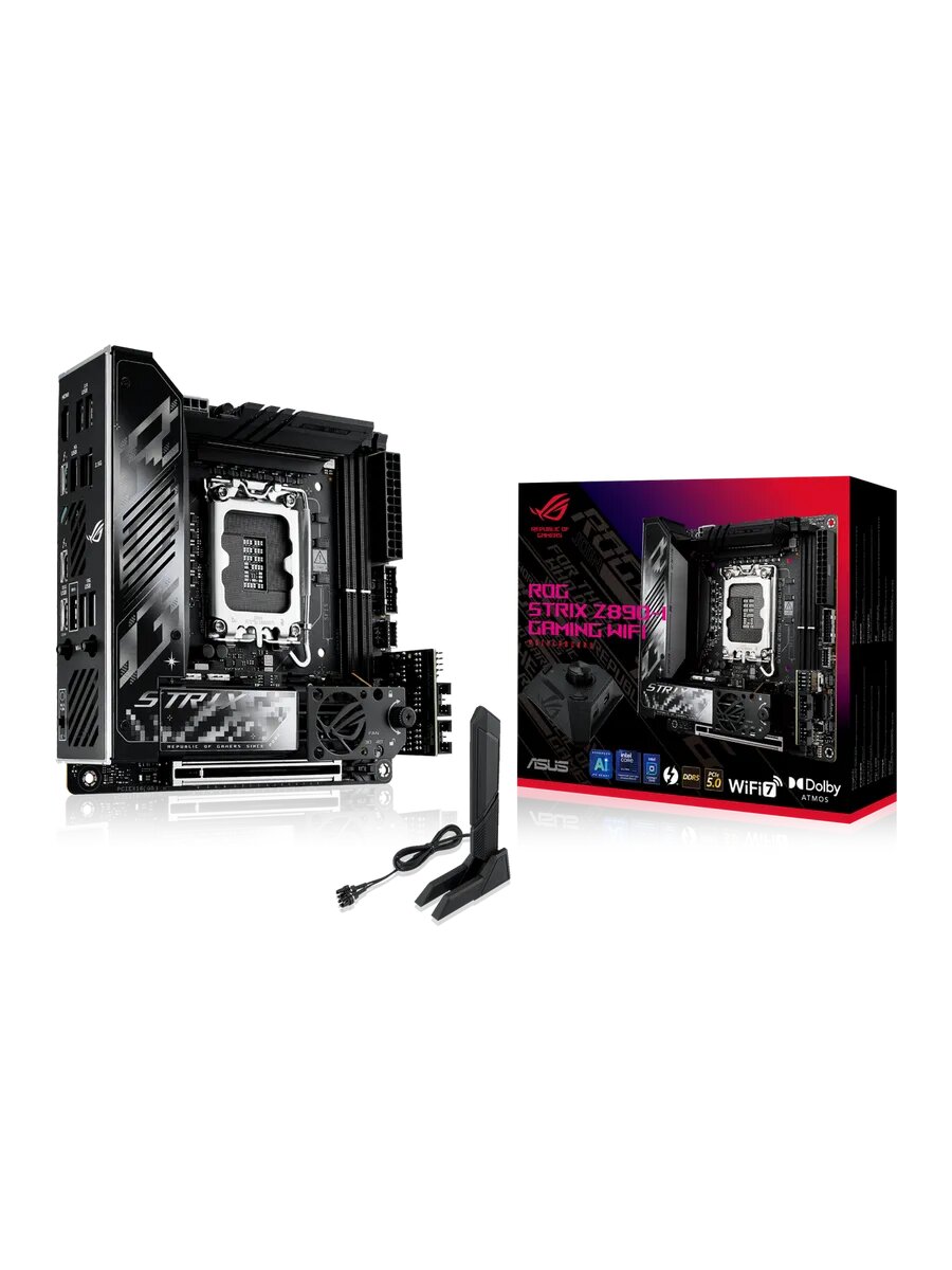Материнская плата Asus ROG STRIX Z890-I GAMING WIFI (90MB1IC0-M0EAY1) черный