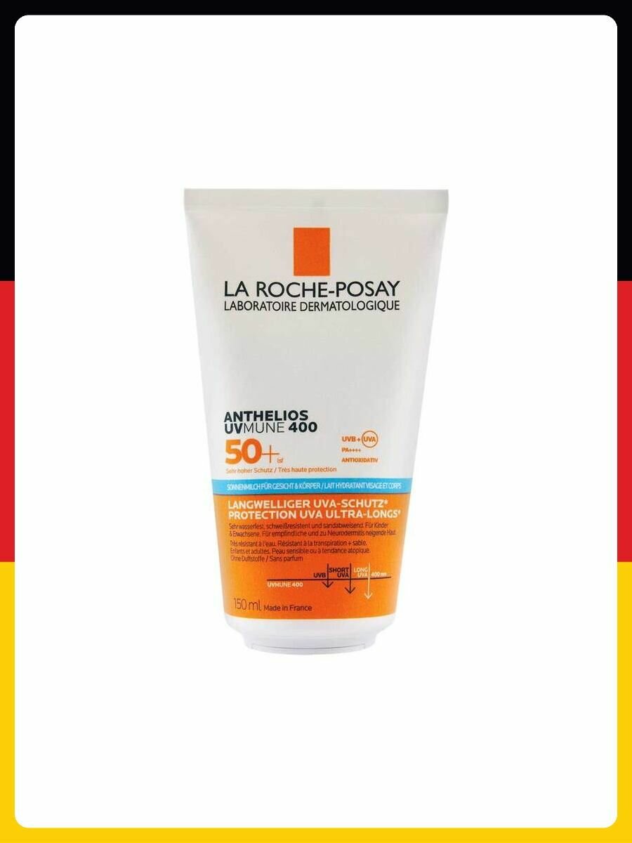 Средство солнцезащитное La Roche-Posay Anthelios Body + Face Uvmune SPF 50 +, 150 ml