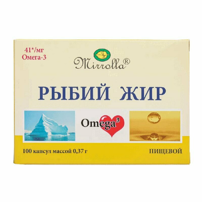 Рыбий Жир С Витамином Е Капс 0,3Г N100