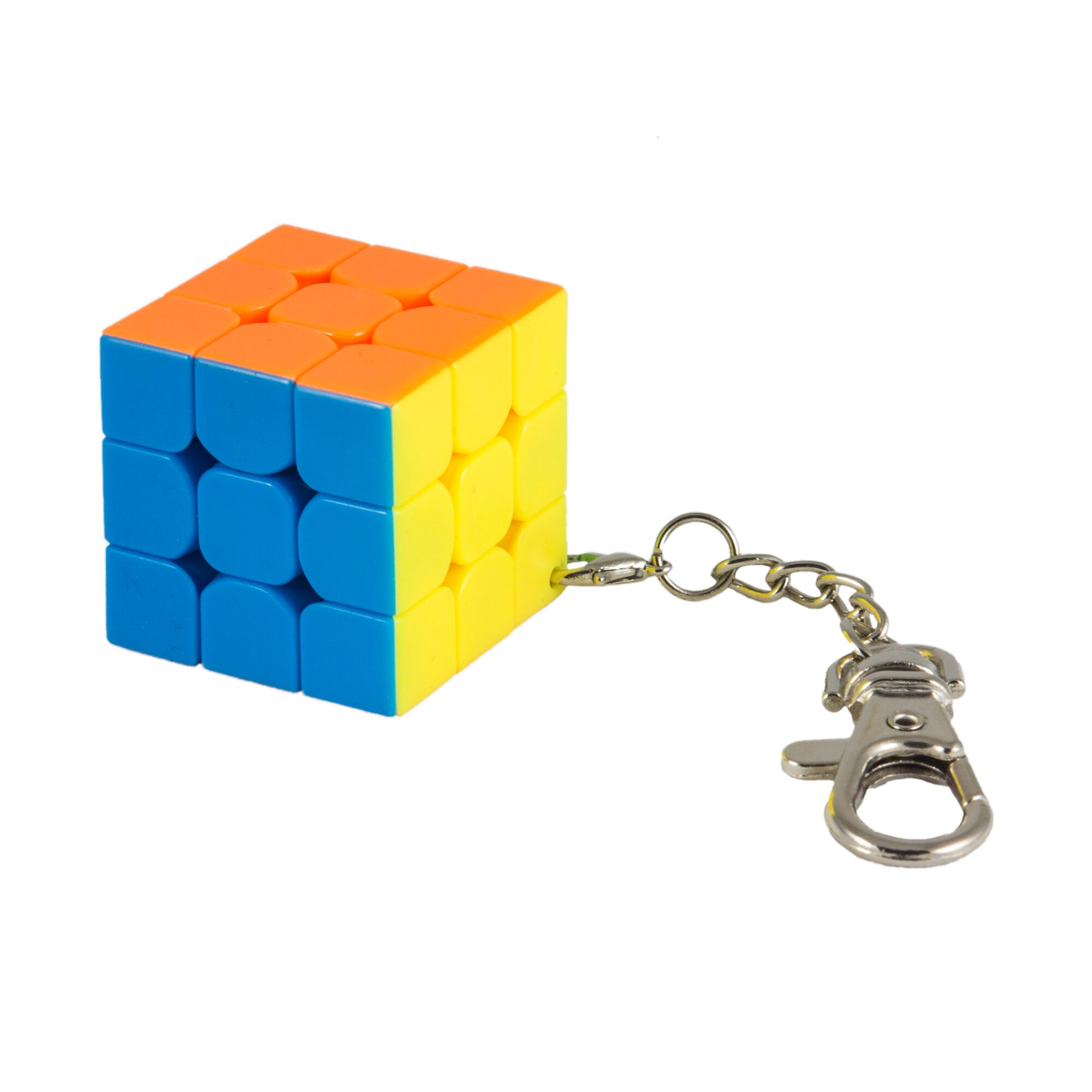 Кубик Рубика брелок MoYu 3x3x3 Mofangjiaoshi 30 mm, цветной пластик