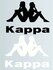 Термонаклейки на одежду Kappa, логотипы брендов, DTF, 2 штуки