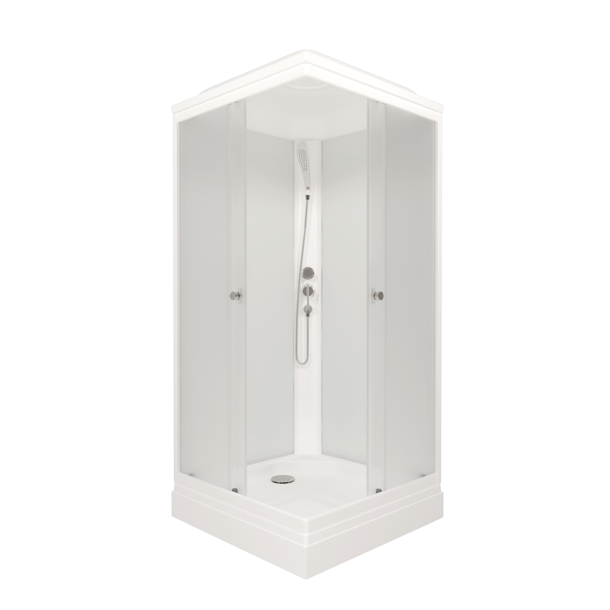 ДК Вельвет-К 90*90 А, низ. подд. (6 мест+сифон D90)