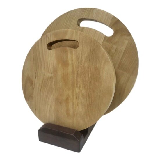 Набор досок Guter Baum 18мм, 210х210 и 175х175, подставка цвет Орех, 2 предмета (374772m)