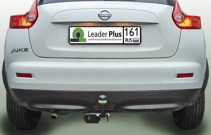 Фаркоп(прицепное) Лидер-Плюс для NISSAN JUKE (F15) (2WD) 2010-.(паспорт и сертификат в комплекте)(без электрики)N116-A