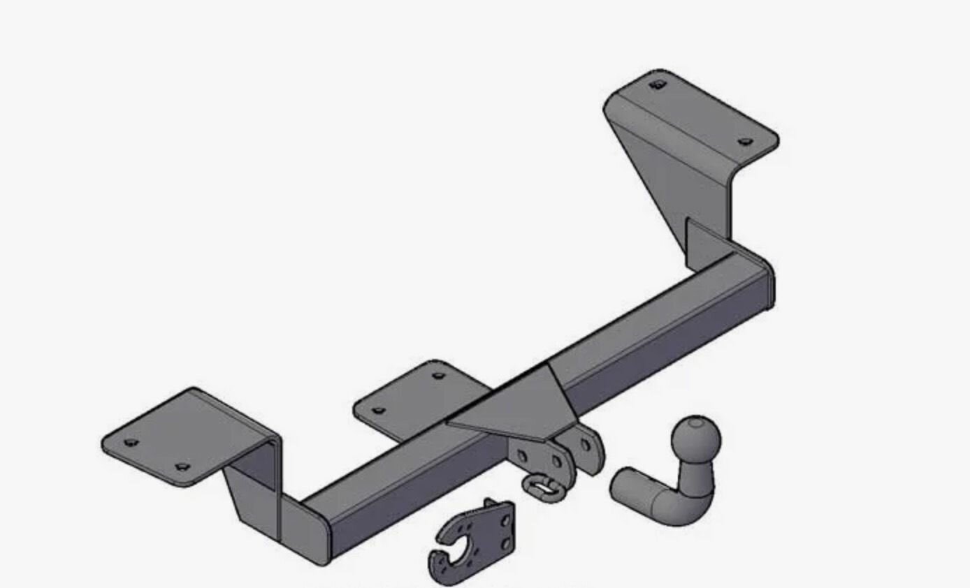 Фаркоп для ВАЗ 2170 Lada Priora седан, универсал, 2007-2011 , ВАЗ 2110, 2111, без снятия и подрезки бампера. Тип шара: A. Нагрузки: 800/40 кг, (без электрики в комплекте) - 2170. C Трейлер