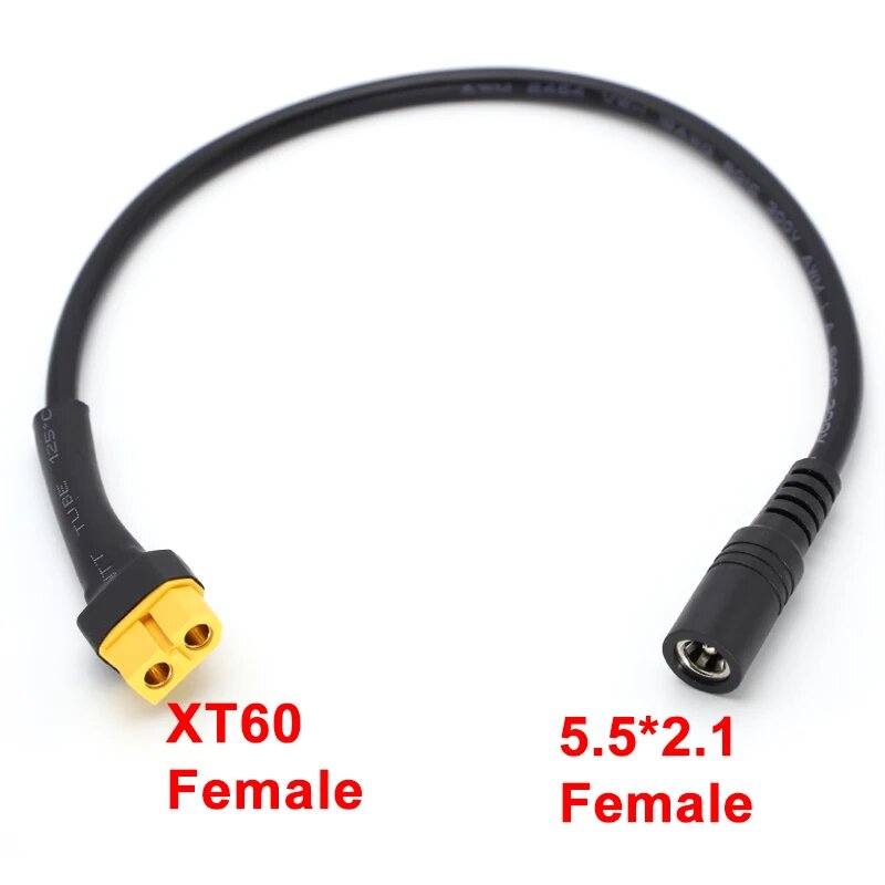 JCD Адаптер XT60 к DC5521 18AWG 60Female-5521 Female
