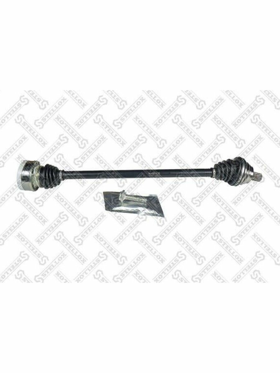 Привод Stellox 1581774SX, для Audi A3/VW Golf/Seat/Skoda, правый, металл, серый металлик