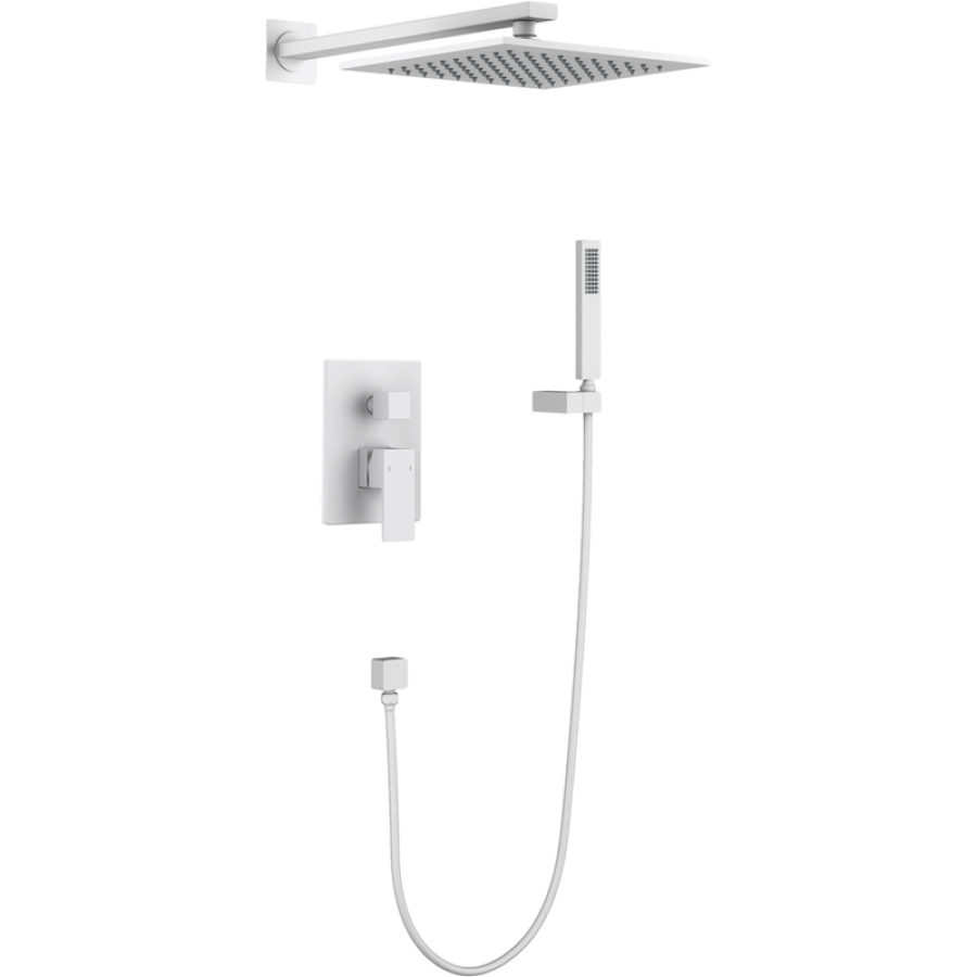 Душевой комплект Timo Selene SX-2069/16SM С внутренней частью, матовый белый