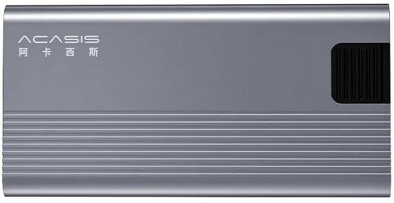 Внешний корпус для M.2 PCIe NVMe SSD ACASIS TB003 (Al, серый, USB 3.2 20Gbps, ASM2364)