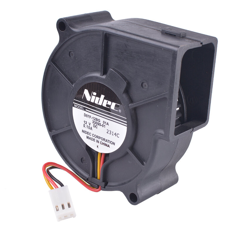 Nidec D07F-12BG 12V 0.10A Silent centrifugal turbine blower Вентилятор