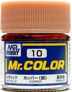 C 10 краска художественная т. м. MR.HOBBY 10мл COPPER
