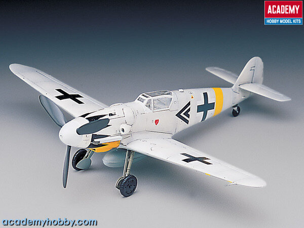 Сборная модель "Самолет Messerschmitt Bf-109G-14" (1:72), артикул 12454