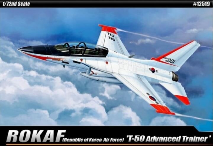 Сборная модель "Авиация ROKAF T-50 Advanced Trainer" (1:72), артикул 12519