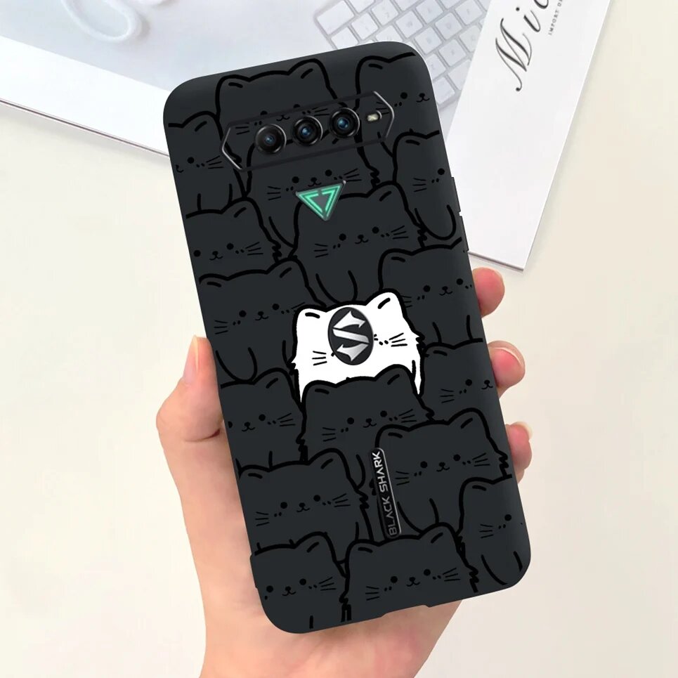 Роскошный чехол для телефона Xiaomi Black Shark 4 4Pro 3 3S бампер Coque TGhei1777, Black Shark 3 3S