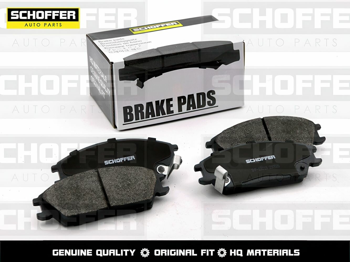Колодки тормозные передние, для Хендай Гец 05-09, Акцент 00-05 Hyundai Getz 05-09, Accent 00-05, артикул SHF-23018, производителя SCHOFFER