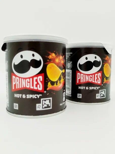 Картофельные чипсы Pringles Hot & Spicy 40 гр 2 банки
