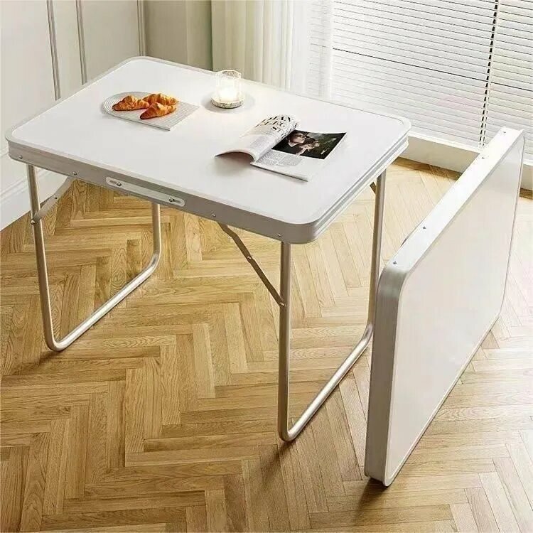 Стол складной туристический, в комплекте со стульями, белый, 2,5 кг