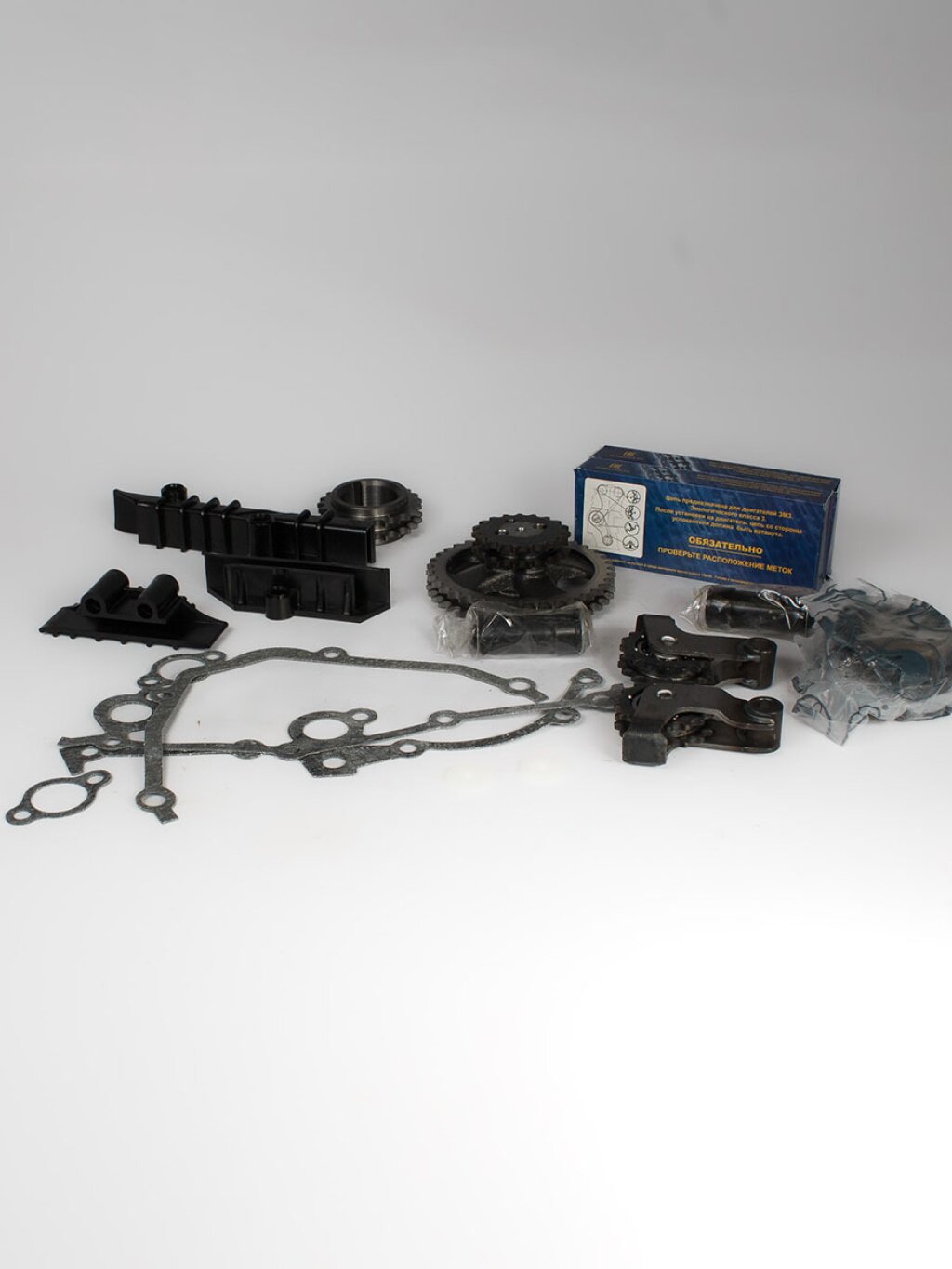 Ремкомплект ГРМ для а/м ГАЗ 405,409 дв. "Прогресс" "Идеальная фаза" в сборе + звезды ГРМ Евро-3