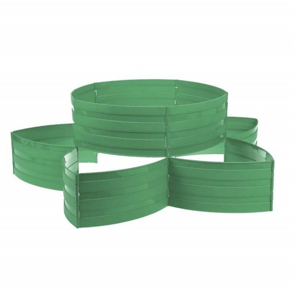 Садовый конструктор пластмасса, Диорит, Клумба, 15х540 см, темно-зеленый, 11324