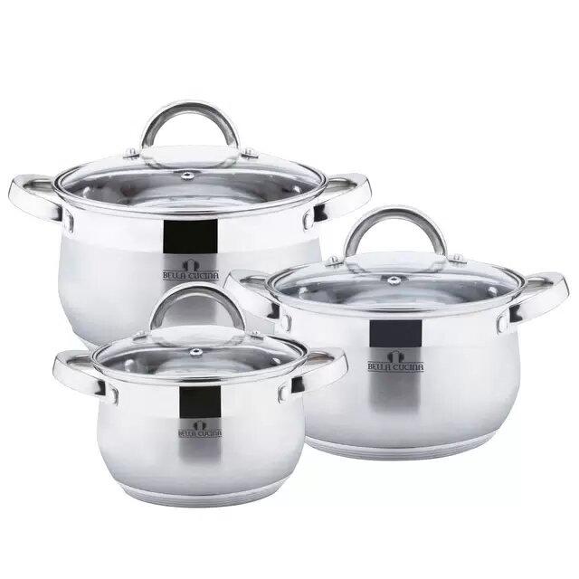 Набор кастрюль 3шт