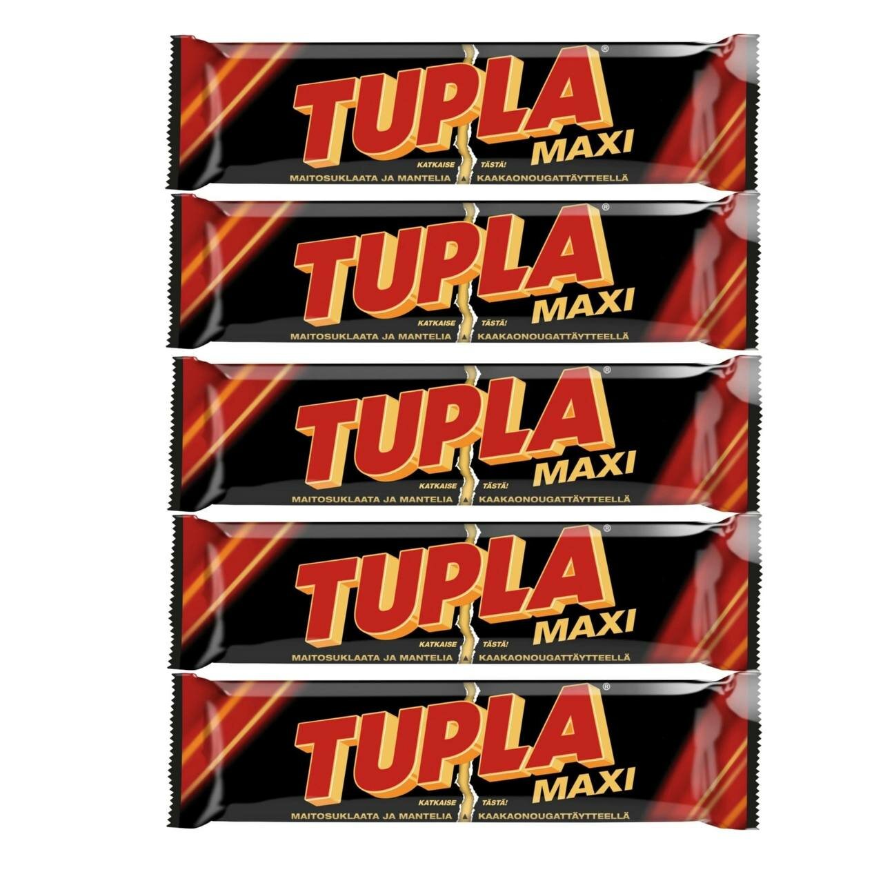 Tupla Maxi шоколадный батончик, 5шт по 50г