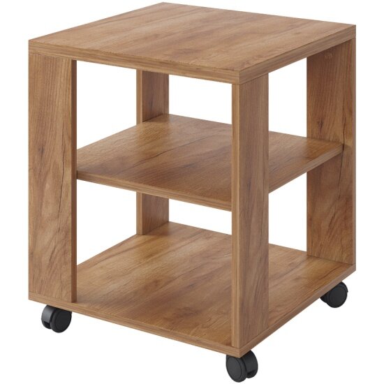 Столик журнальный Мебелик BeautyStyle 6 без стекла Дуб крафт золотой