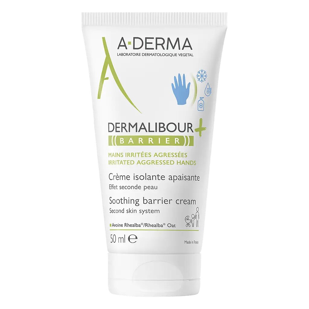 A-Derma Dermalibour+ Barrier Защитный крем-барьер для тела 50 мл 1 шт
