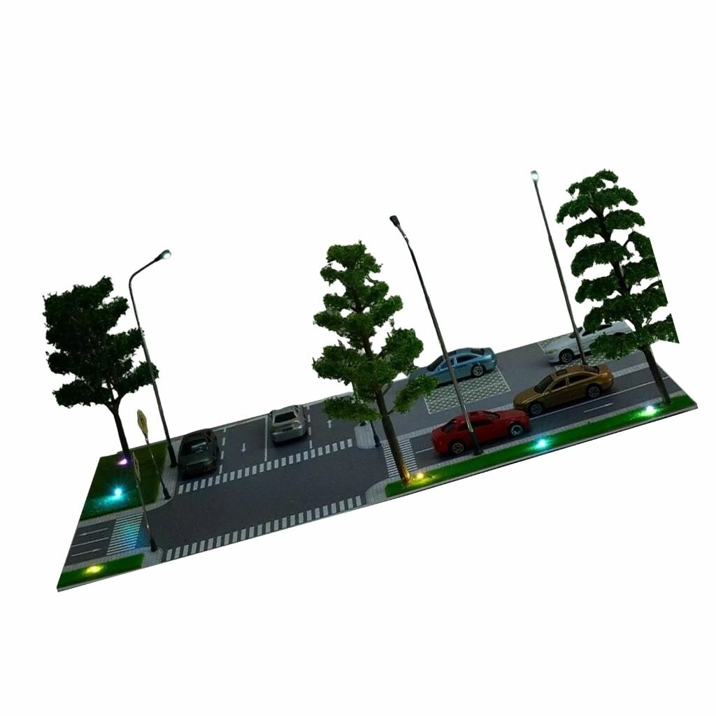 Модель здания для макета 1:87