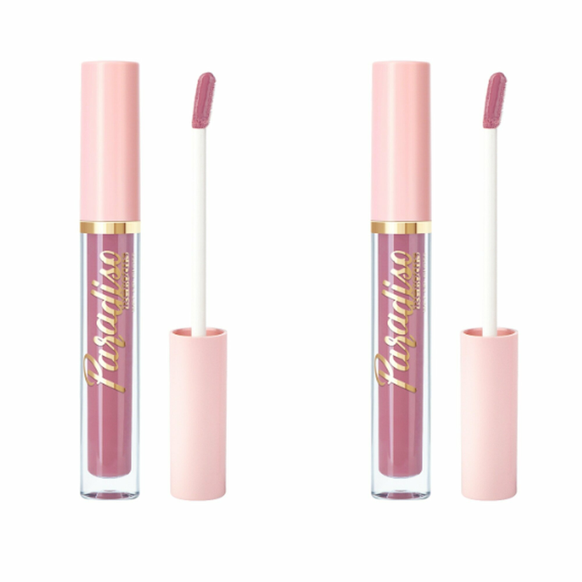 Блеск для губ Relouis, Paradiso, Ухаживающий, влажный финиш, тон 11 Nude Peach, 5 мл, 2 шт