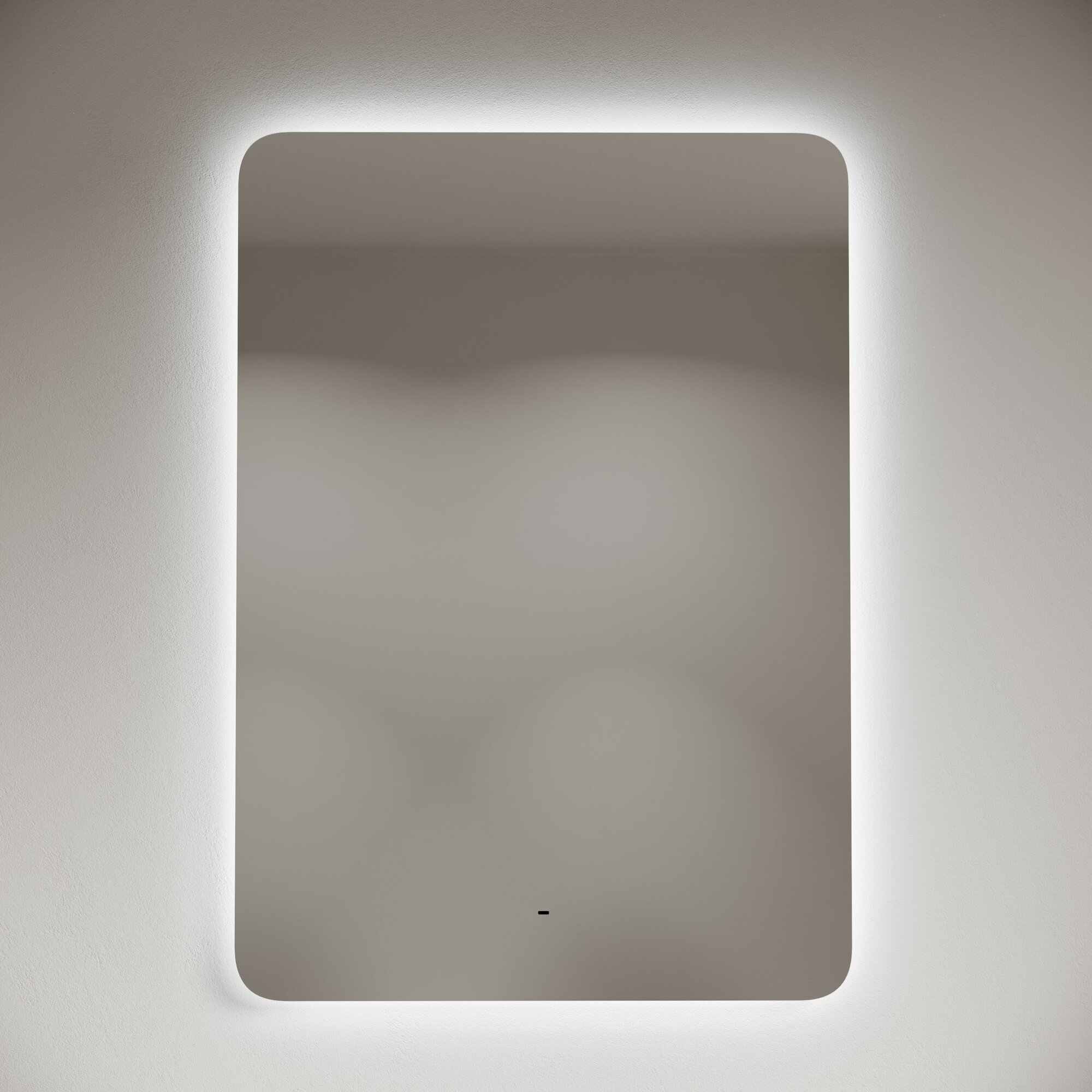 Зеркало для ванной Sancos Луч (Ray) RA700, прямоугольная, 70×100 см, LED-подсветка, выключатель на взмах