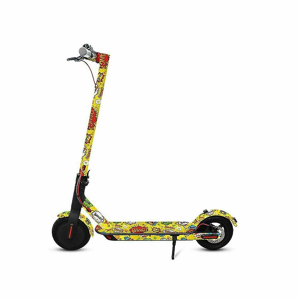 Водонепроницаемые наклейки для электросамоката Mijia M365 в желтом цвете