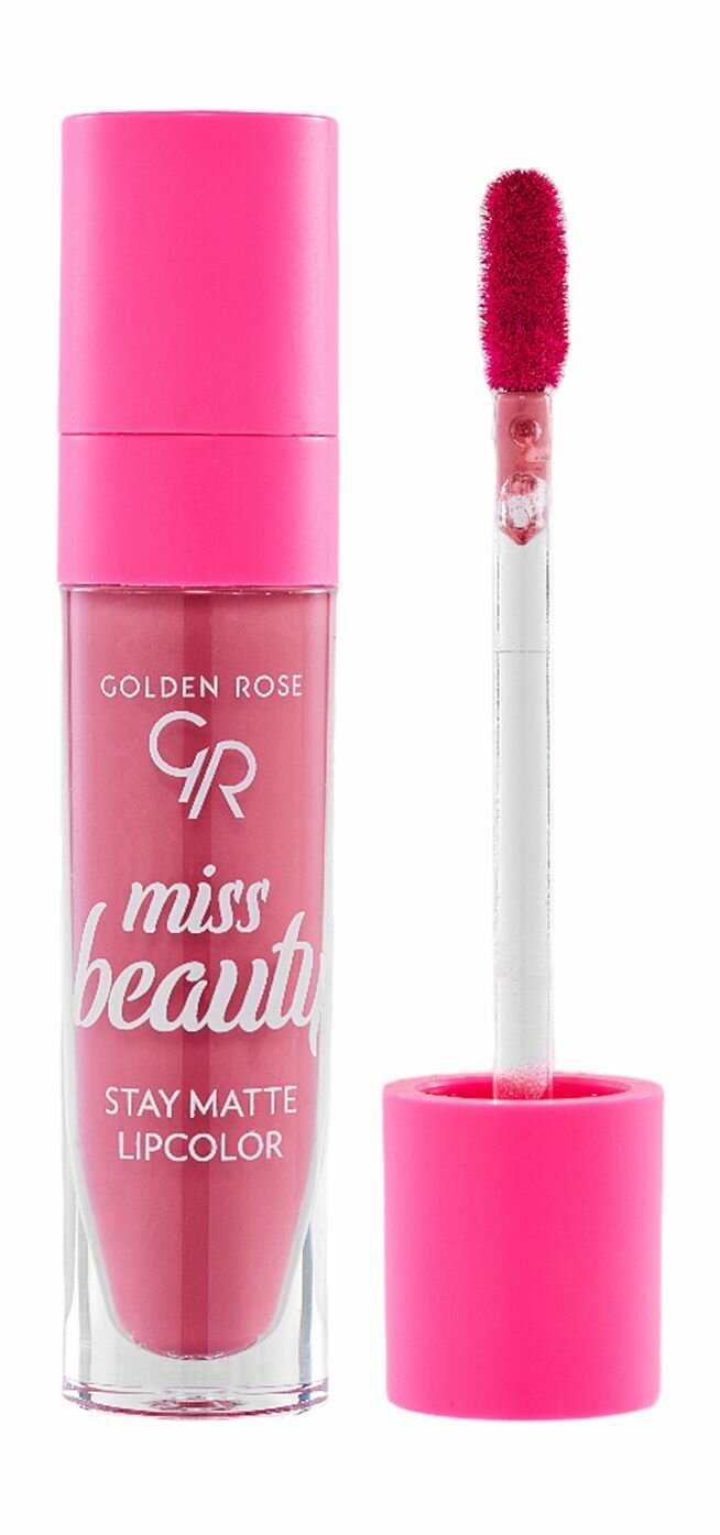 GOLDEN ROSE Помада для губ Miss Beauty Stay Matte Lipcolor, 5,5 мл, 03