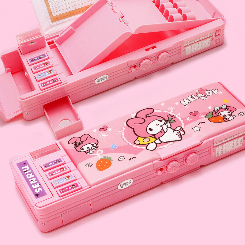 Канцелярский пенал Kapibala, с парольным замком, двусторонний, для начальной школы