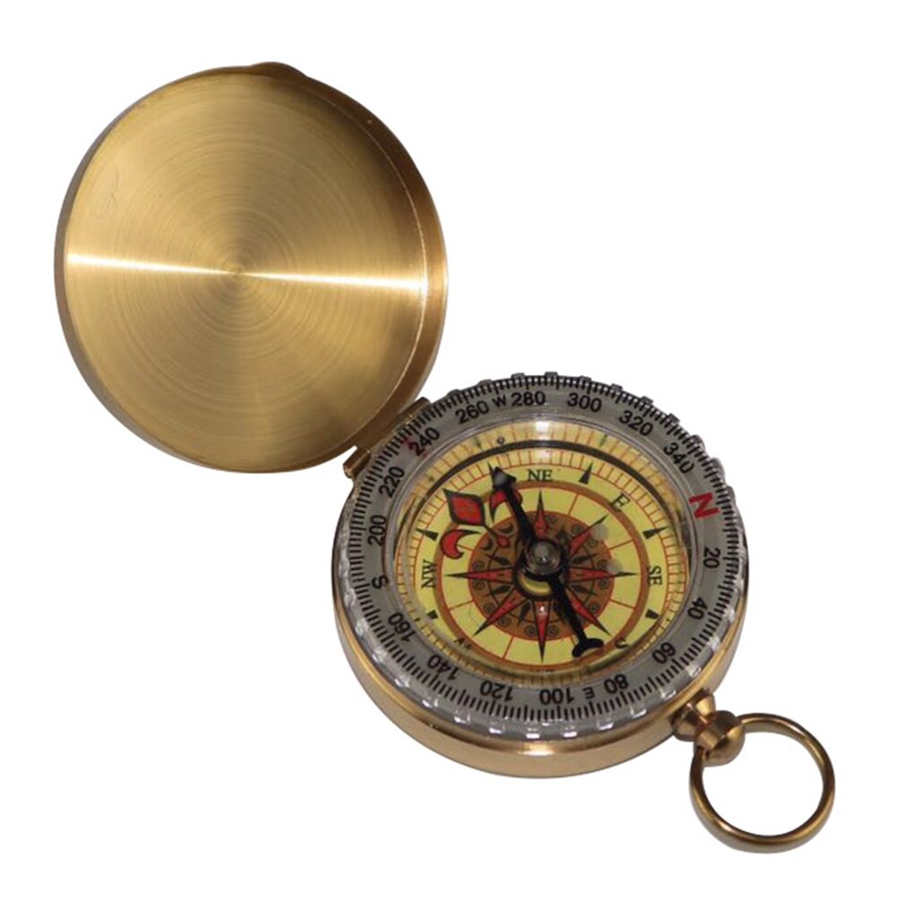 Портативный Навигационный Инструмент С Откидывающейся Крышкой Светящиеся Компасы Карманные Компасы Для Кемпинга На Открытом Воздухе Медяки Карманные Компасы