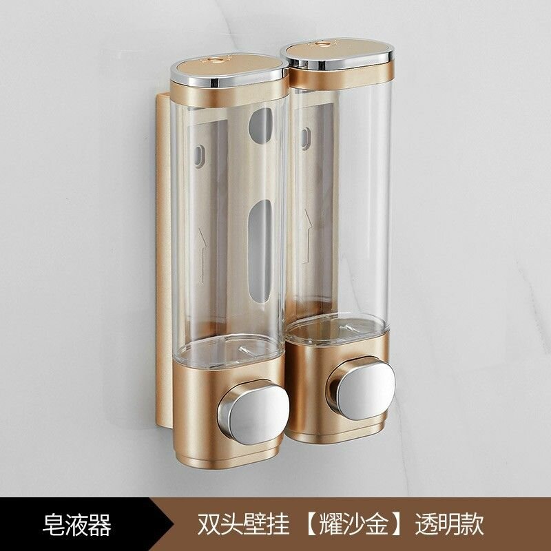 Настенный дозатор мыла для рук и жидкости мытья посуды, держатель без сверления, в отеле, бутылка шампуня и геля душа